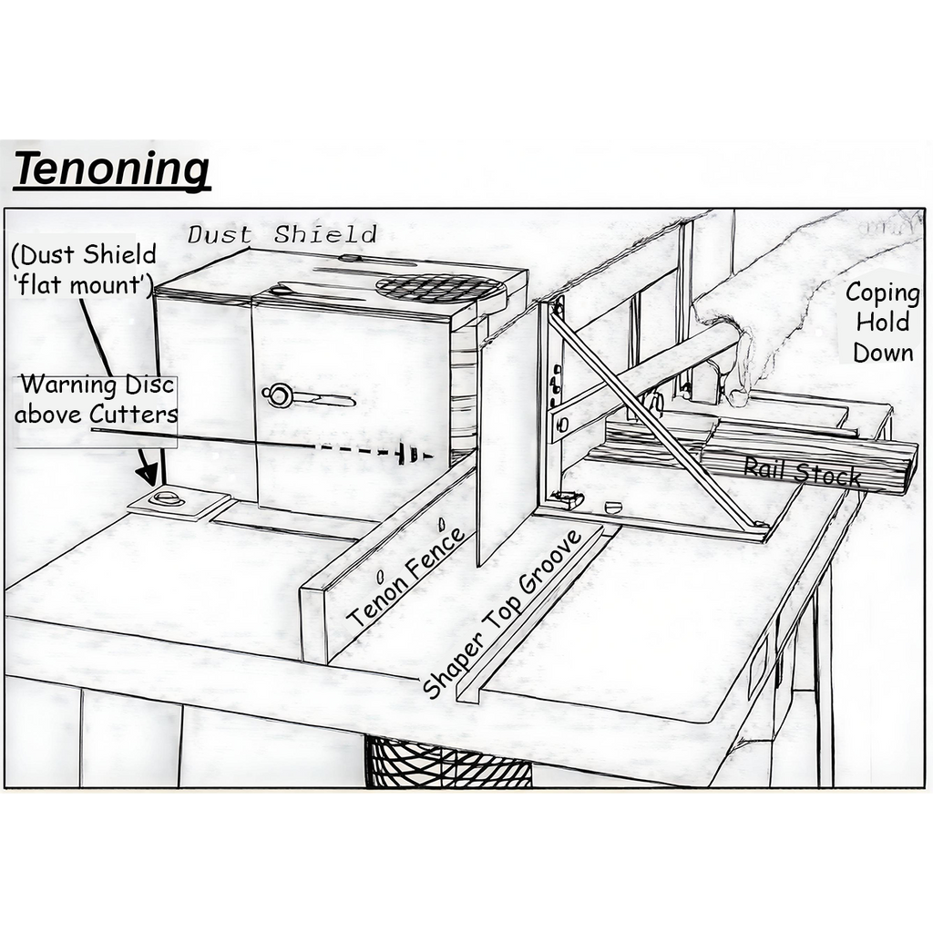 Tenon Setup - Flat Mounting Coping Hold Down – Weaver Company